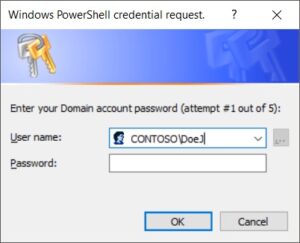 Confirming/Validating PowerShell Get-Credential Input Before Use